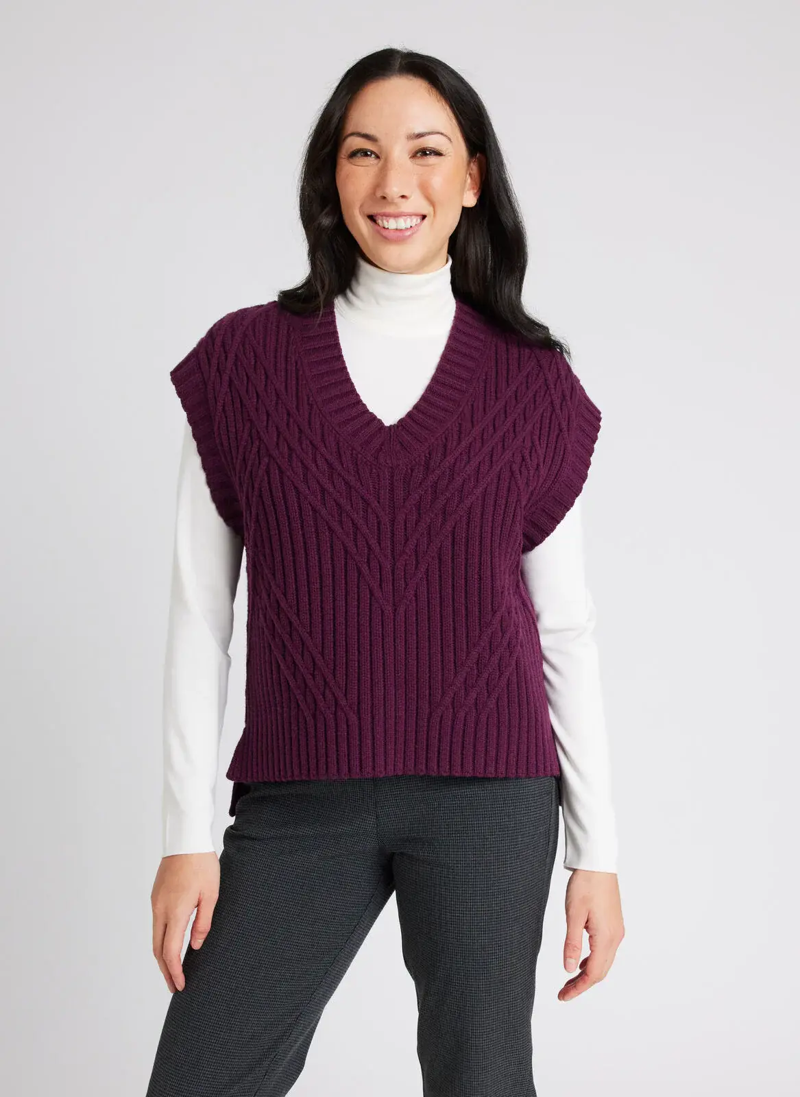 Kit And Ace - Valley Merino Sweater Vest