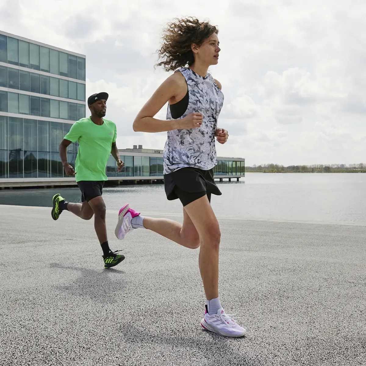 Adidas Fast Primeblue Two-in-One Shorts - GN4409
